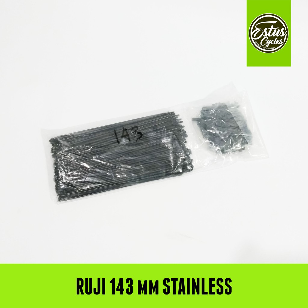 Jual Ruji Sepeda 143 mm Spoke Jari Stainless Untuk Roda 16 Inch Estus ...