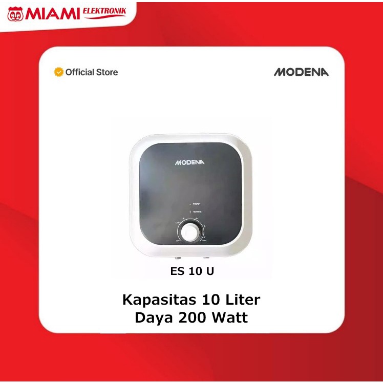 Jual Water Heater MODENA 10 Liter ES 10U / Pemanas Air Listrik MODENA ...