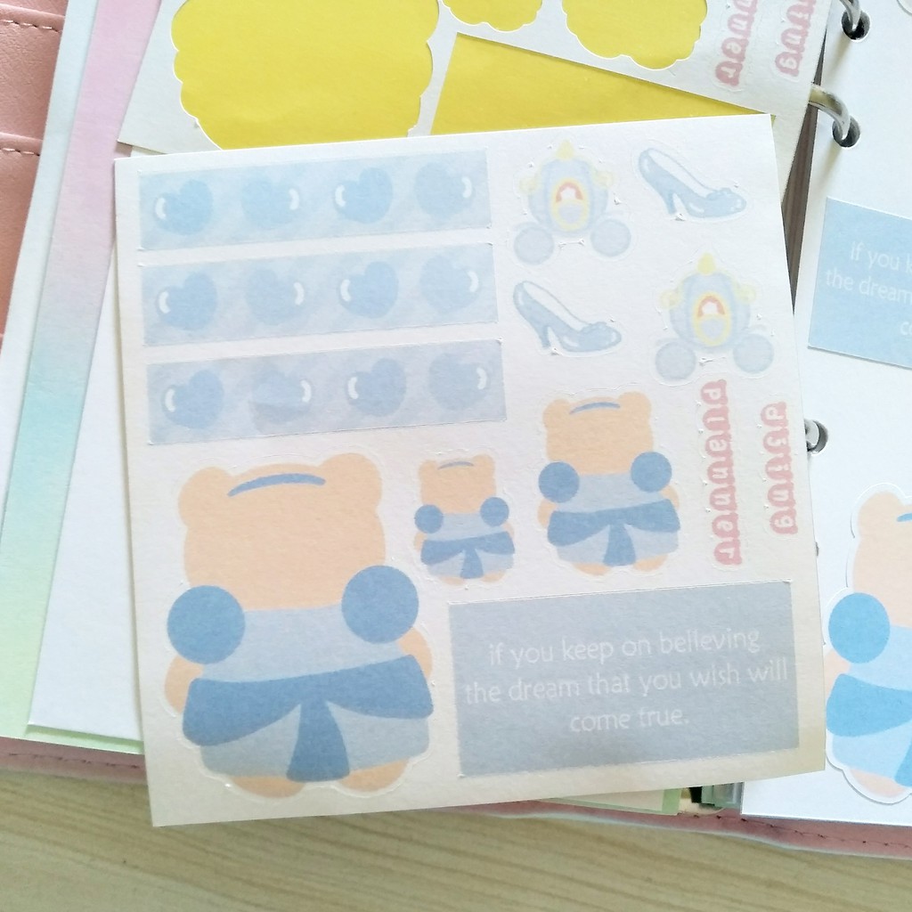 Jual Sticker Journal Diary Planner Sheet Kiss cut Disney Princess | by ...