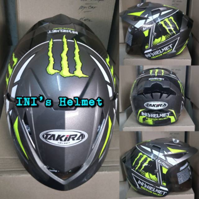 Jual Helm monster takira SNI | Shopee Indonesia