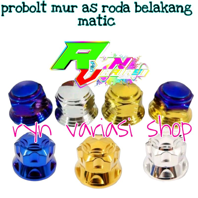 Jual baut mur as roda belakang probolt thailan beat vario fi 110 125 ...