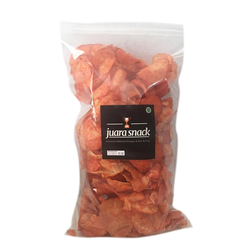 Jual Juara Snack - Keripik Singkong Cabe 200gr | Shopee Indonesia