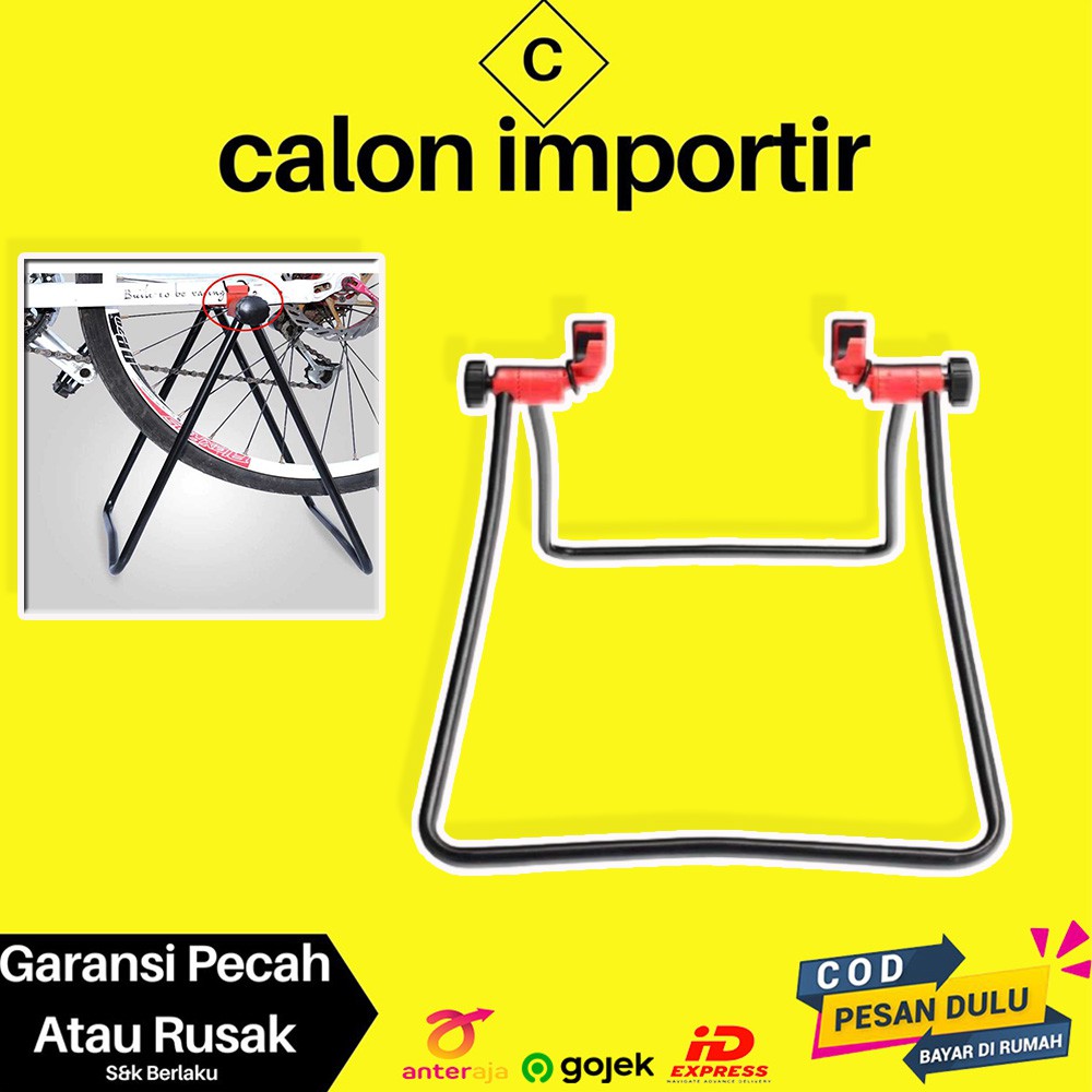 Jual Stand Parkir Sepeda Racks Floor Bike Display Paddock Untuk Parkir ...
