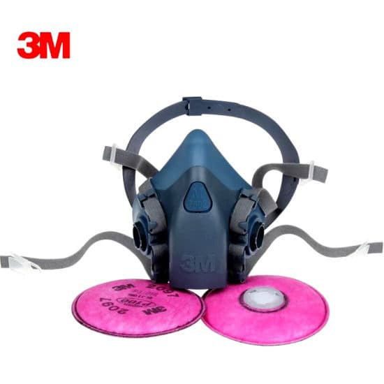Jual 3M Respirator 7502 & 3M Particulate Filter 2097 P100 - Complete Set | Shopee Indonesia