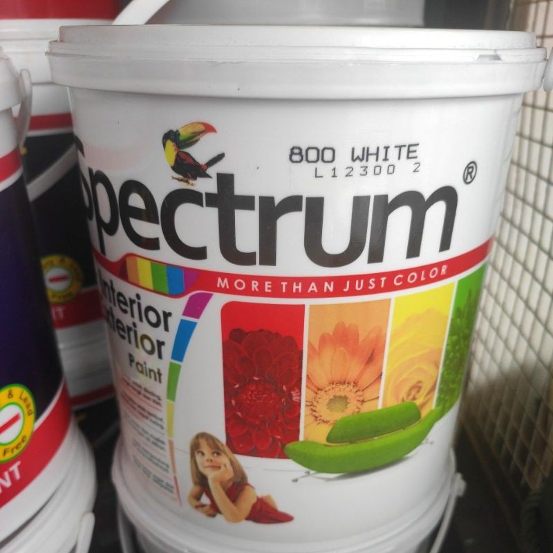 Jual Cat Tembok SPECTRUM Putih | Shopee Indonesia