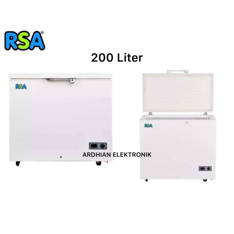 Jual FREEZER BOX RSA CF 210 200 Liter | Shopee Indonesia
