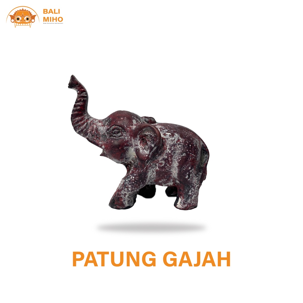 Jual Patung Gajah Resin 6 cm - Patung Resin - Elephant Statue - Patung ...