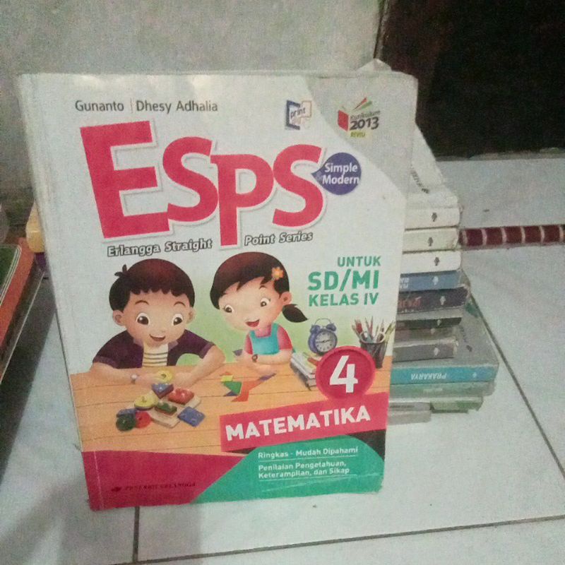 Jual buku esps matematika kelas 4 penerbit Erlangga kurikulum 2013 edisi revisi | Shopee Indonesia