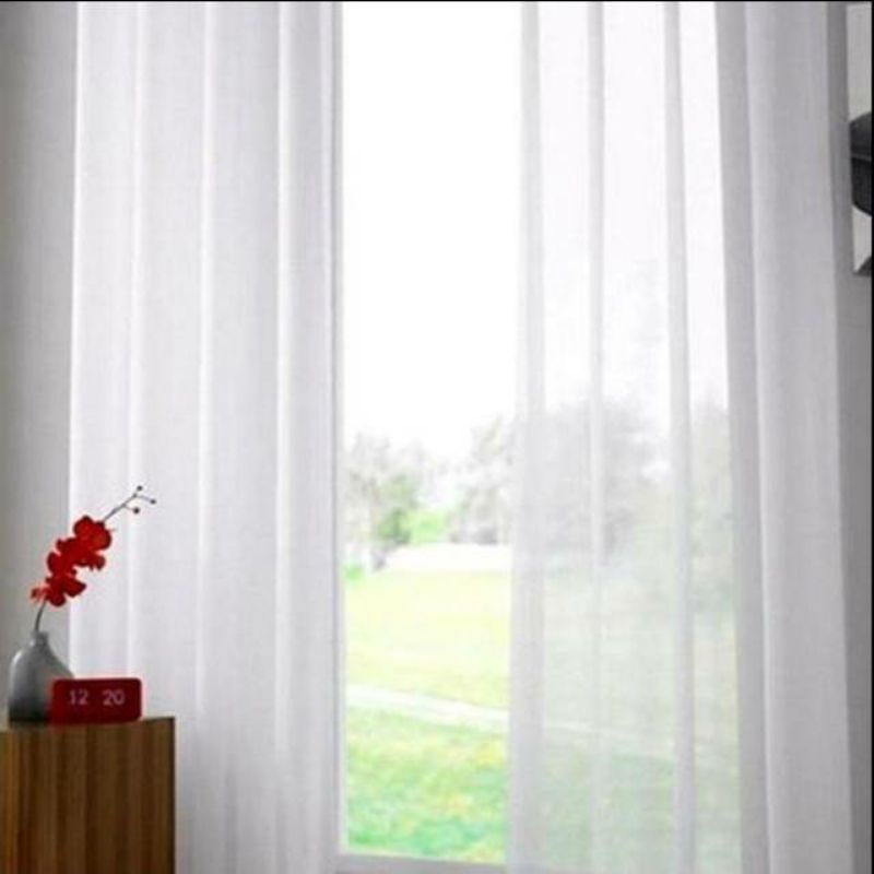 Jual Vitrase Voile / Vitras Voil / Vitrase Voile Polos / Bahan Vitrase ...