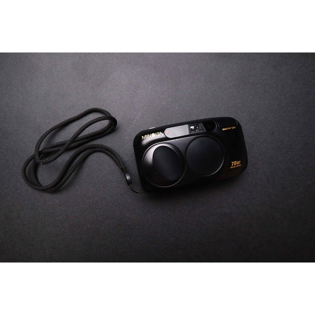 Jual Kamera Analog Minolta Riva Zoom 70W Black Rare Edition !! | Shopee ...