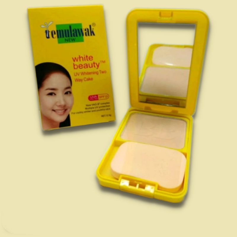 Jual Two Way Cake Temulawak Bpom//Bedak Temulawak White Beauty Uv ...
