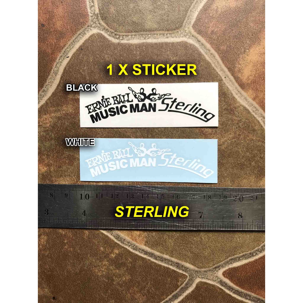 Jual Sticker Tempel Sterling Bass Guitar Elektrik Sterling Ernie Ball ...