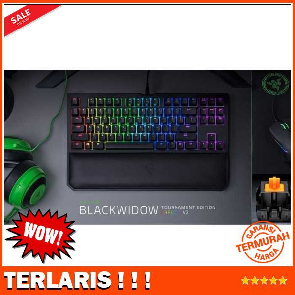 Jual RAZER BLACKWIDOW TOURNAMENT EDITION CHROMA V2 MECHANICAL ORANGE ...