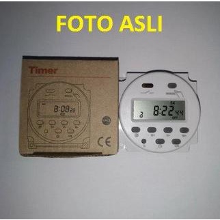 Jual Timer Digital 12V Dc 16A Programable Switch Auto On/Off Timer 12 V ...