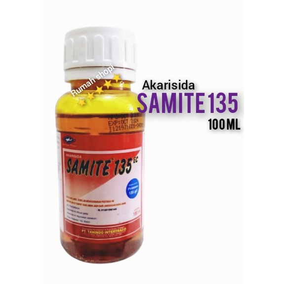 Jual akarisida samite 135 EC 100 ml insektisida obat kutu tanaman obat ...