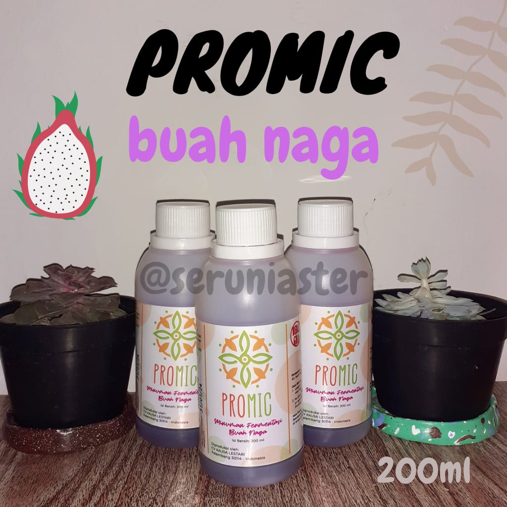 Jual PROMIC Buah Naga/ Minuman Probiotik/ Starter Minuman Fermentasi ...
