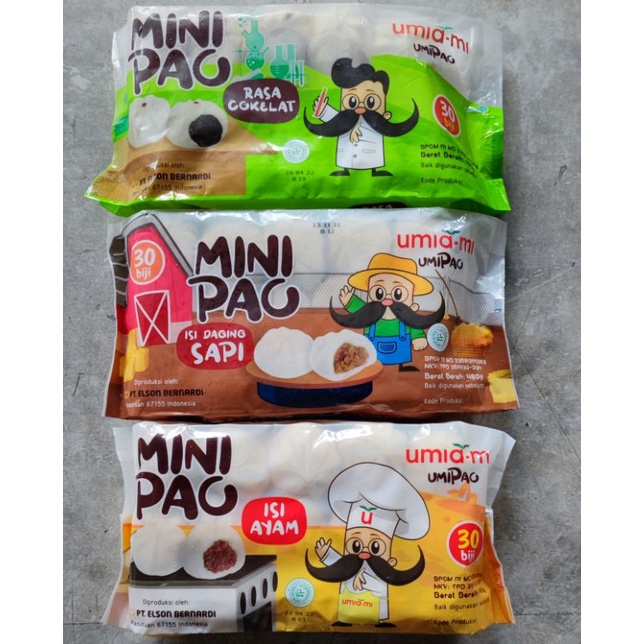 Jual UMiAMI MIPAO COKLAT | AYAM | SAPI | STRAWBERRY 30s | Shopee Indonesia
