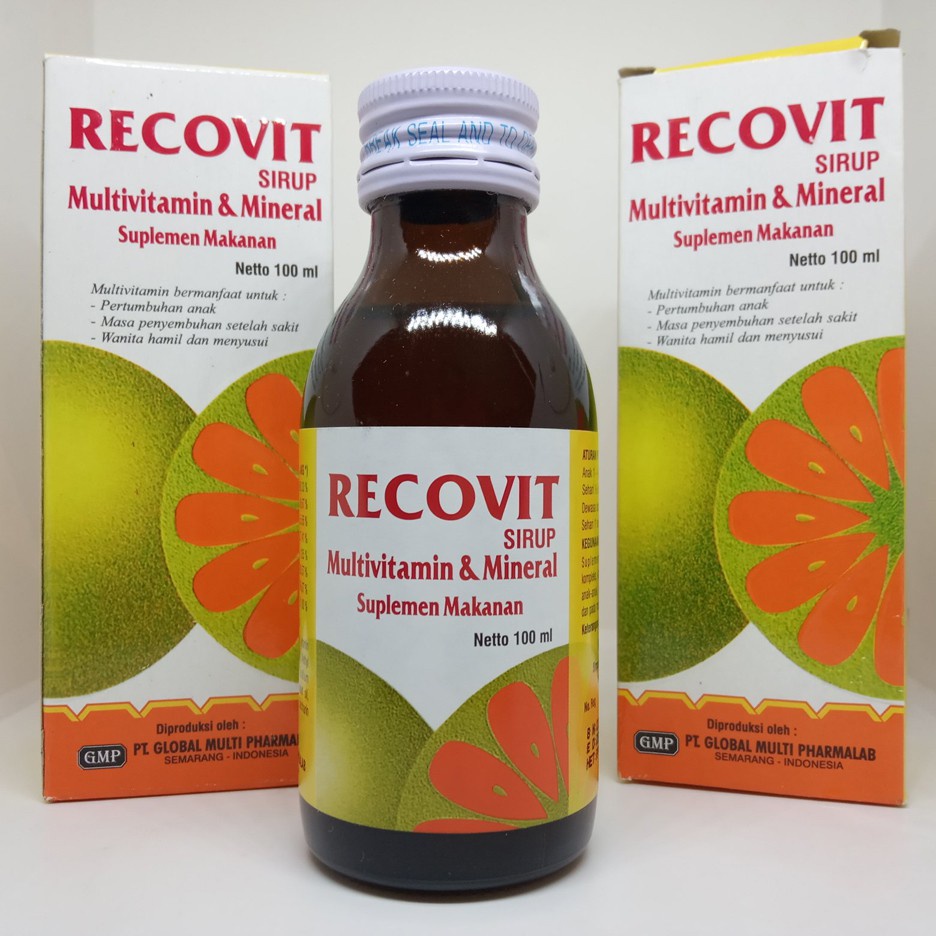 Jual RECOVIT SYRUP 100 ML - Multivitamin Anak | Shopee Indonesia
