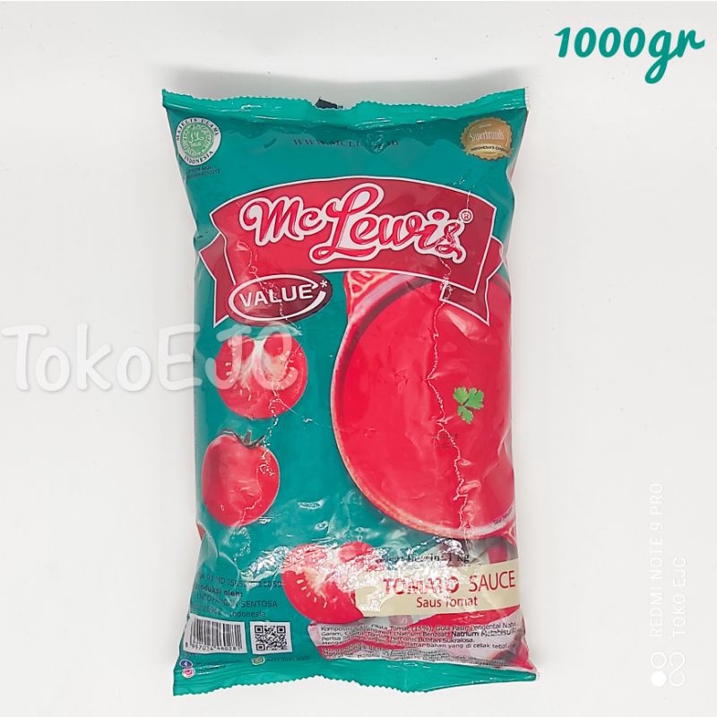 Jual Mc Lewis Tomato Sauce / Saus Tomat 1kg | Shopee Indonesia