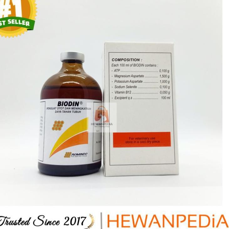 Jual BIODIN 50 ml BIODIN 100 ml ROMINDO - Menguatkan Otot Daya Tahan ...