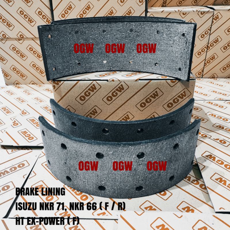 Jual Kampas Rem Brake Lining Isuzu NKR71, NKR66 (Depan/Belakang), HT X ...