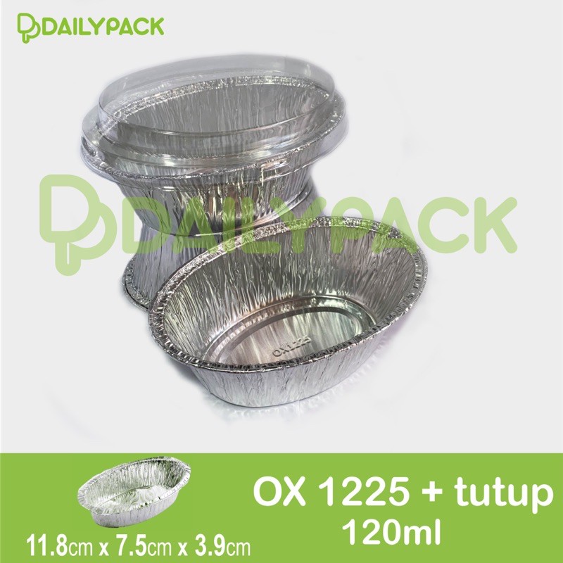 Jual Aluminium Foil Cup OX 1225 + Tutup Mika | Shopee Indonesia