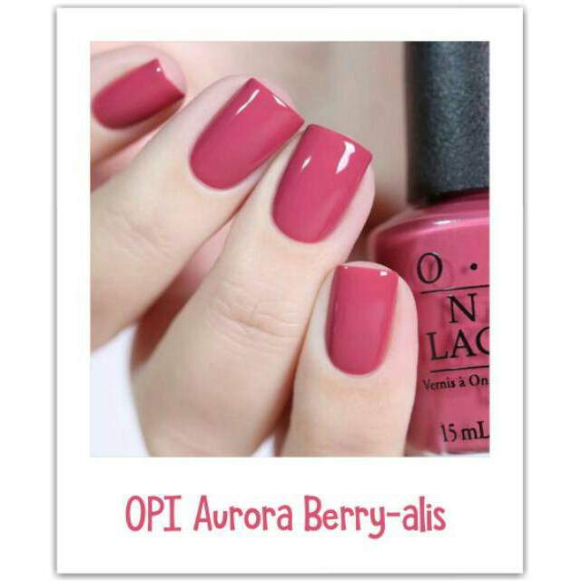 Jual OPI Aurora Berry-alis ( OPI ORIGINAL / OPI Nail Polish / OPI Asli ...