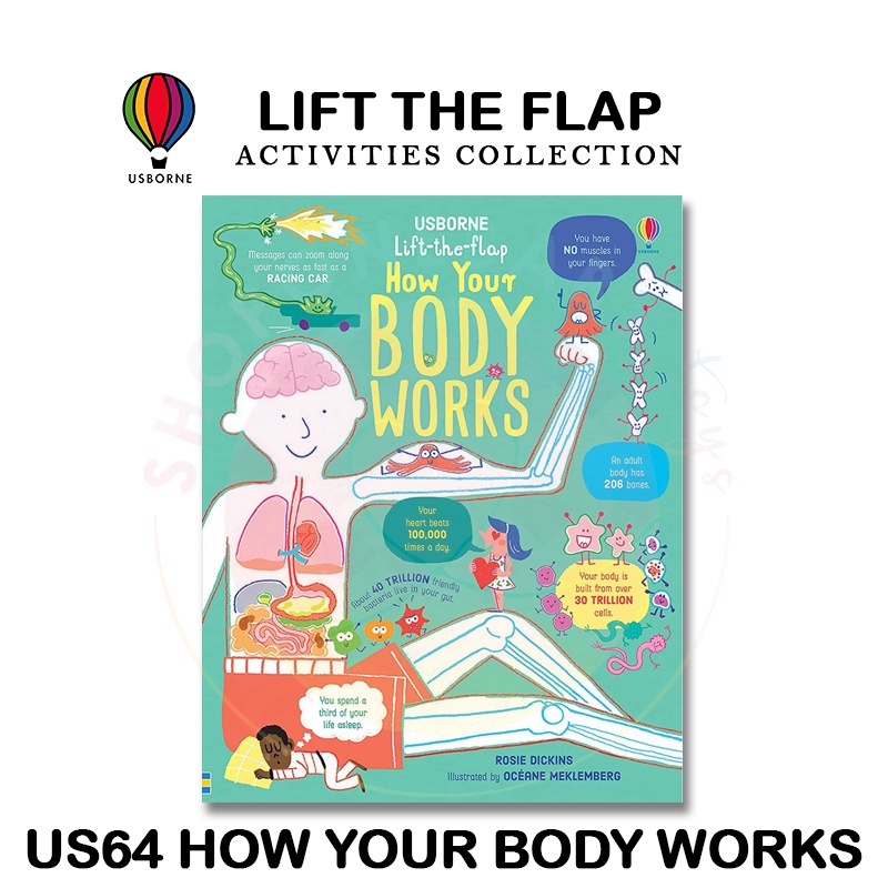 Jual INSTAN How Your Body Works Usborne Lift The Flap First Questions ...