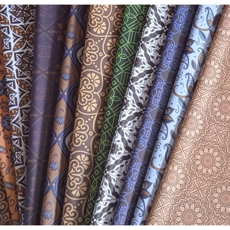 Jual Kertas kado motif batik SIDU ecer dan bisa pilih motif | Shopee ...