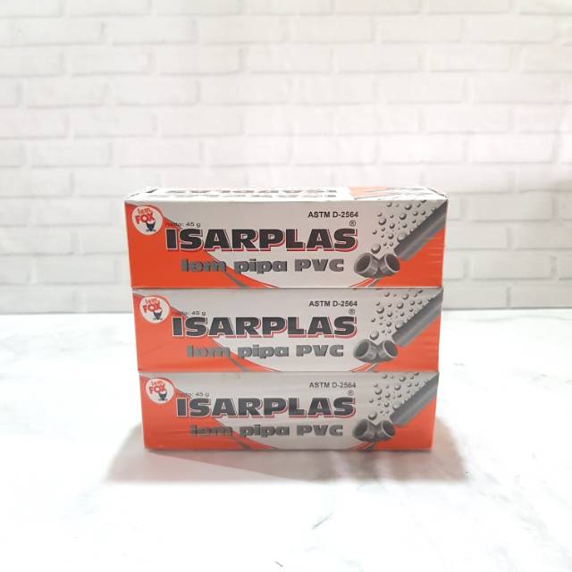 Jual LEM ISARPLAS TUBE / LEM PIPA PVC 40 GRAM | Shopee Indonesia