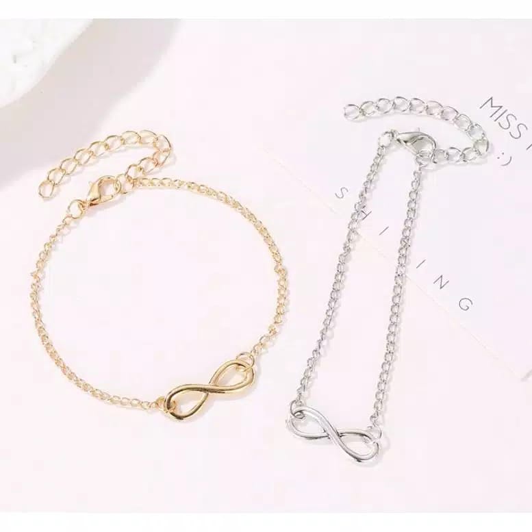 Jual ~ PIYOSHI08 ~ Gelang Aksesoris Simbol Infinity Untuk Wanita Model ...
