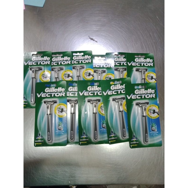 Jual gillette vector razor alat cukur/blue 2 flex razor/blue 3 ice ...