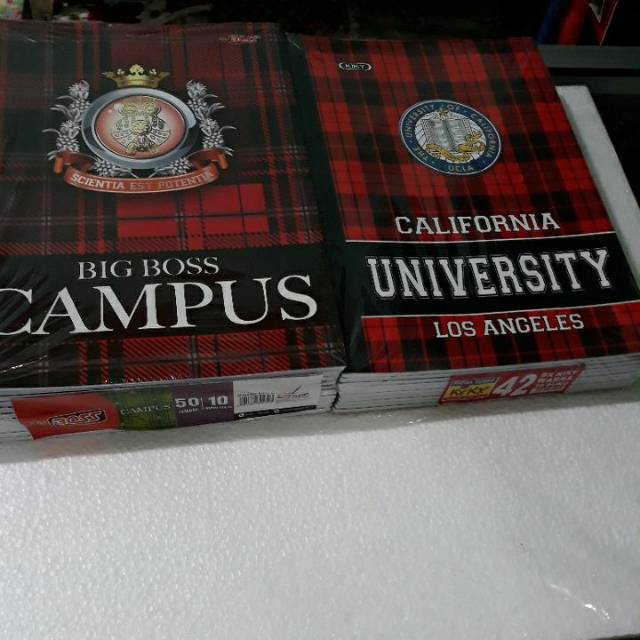 Jual Buku B5 BIG BOSS Campus/VISION 50 lembar ECER!!!!!!! | Shopee ...
