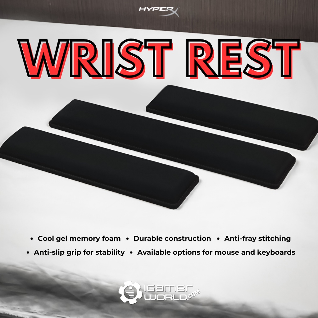 Jual HyperX WristRest / Wrist Rest for Gaming Keyboard | Shopee Indonesia
