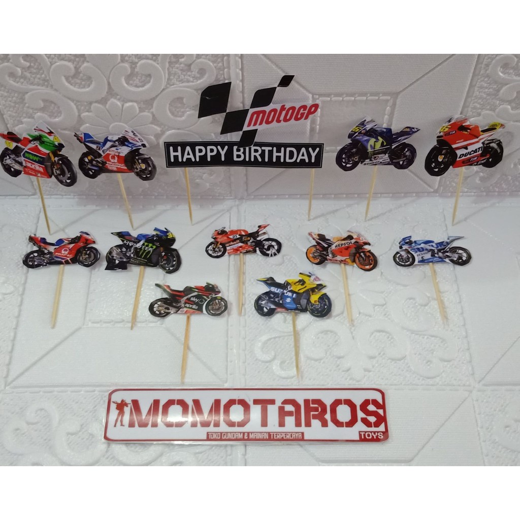Jual Topper cake Moto GP set | Shopee Indonesia