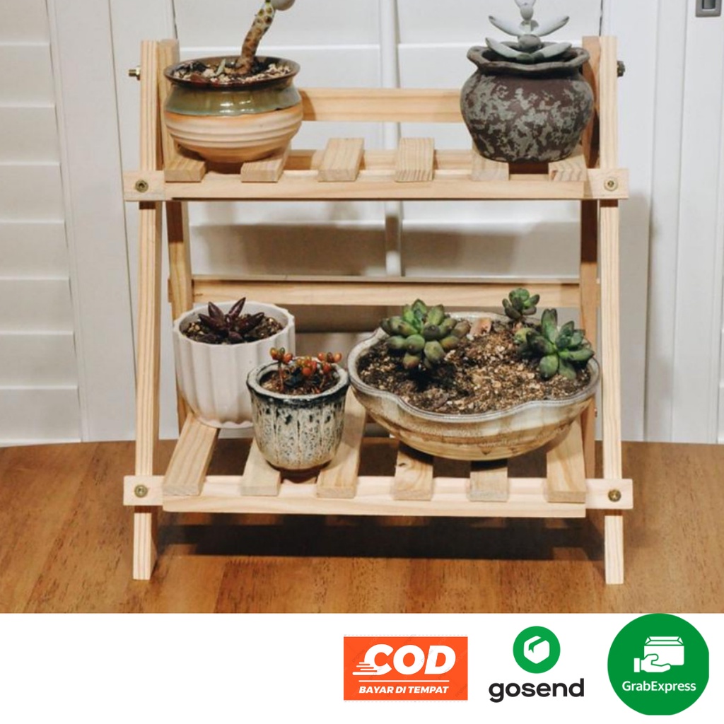 Jual Rak Lipat Kayu Mini Serbaguna Minimalis - Rak Dekorasi Meja - Rak ...