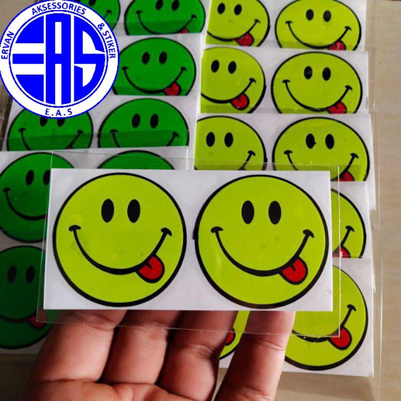 Jual stiker EMOTICON EMOT KARAKTER SMILE SEDIH BAHAGIA KETAWA KUALITAS ...