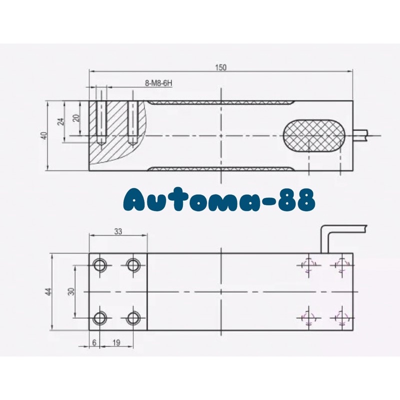 Jual Strain Gauge Pressure Sensor Loadcell LAE-D 100kg 150kg 200kg 300kg 350kg 400kg 500kg ...