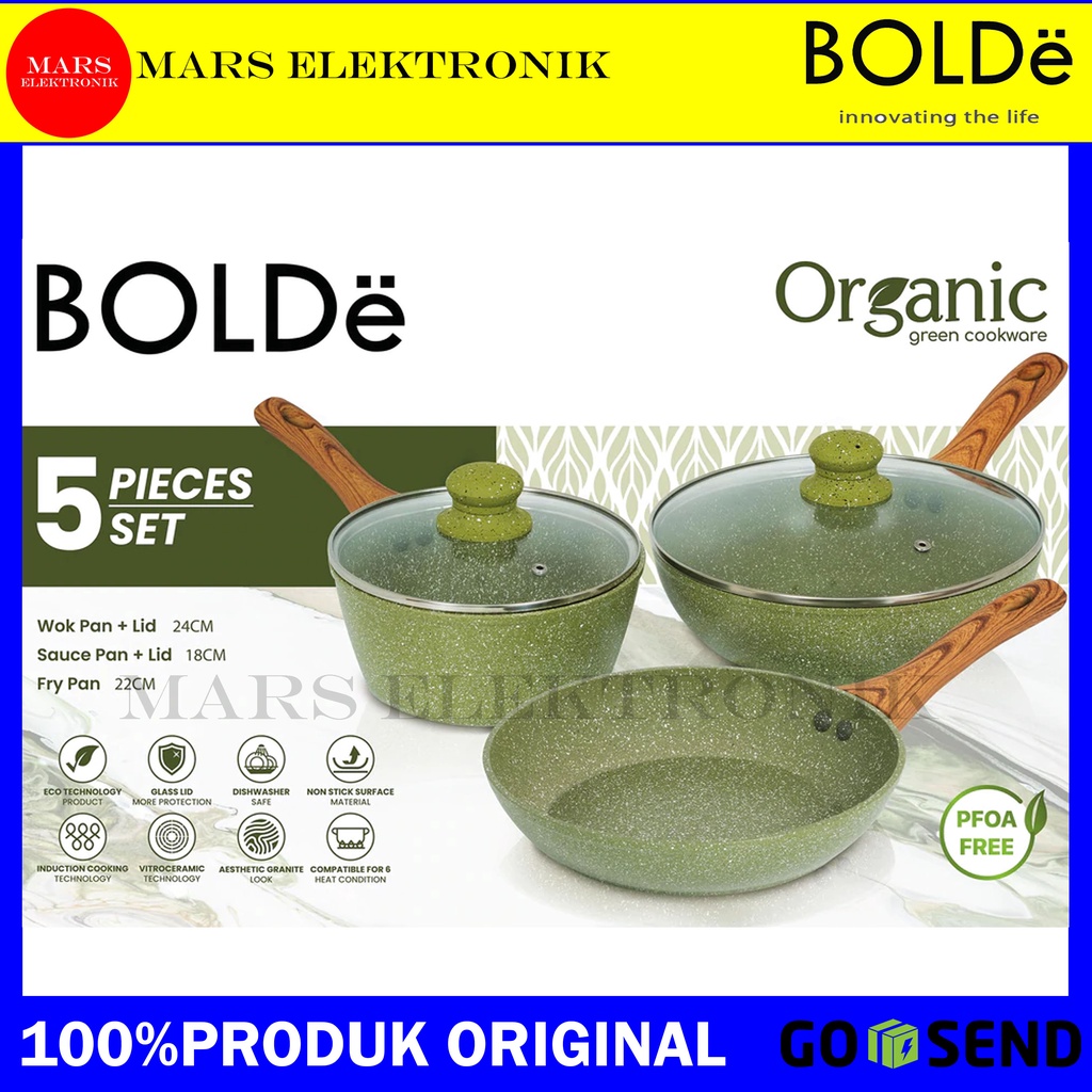 Jual BOLDE SUPER PAN ORGANIC SET / 3 IN 1 / BOLDE 5 PCS / PANCI BOLDE ...