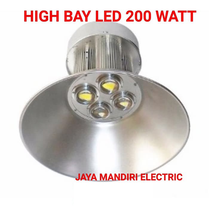 Jual LAMPU HIGH BAY LED 200W COB GARANSI 1 TAHUN HIGHBAY 200watt 200 w watt | Shopee Indonesia