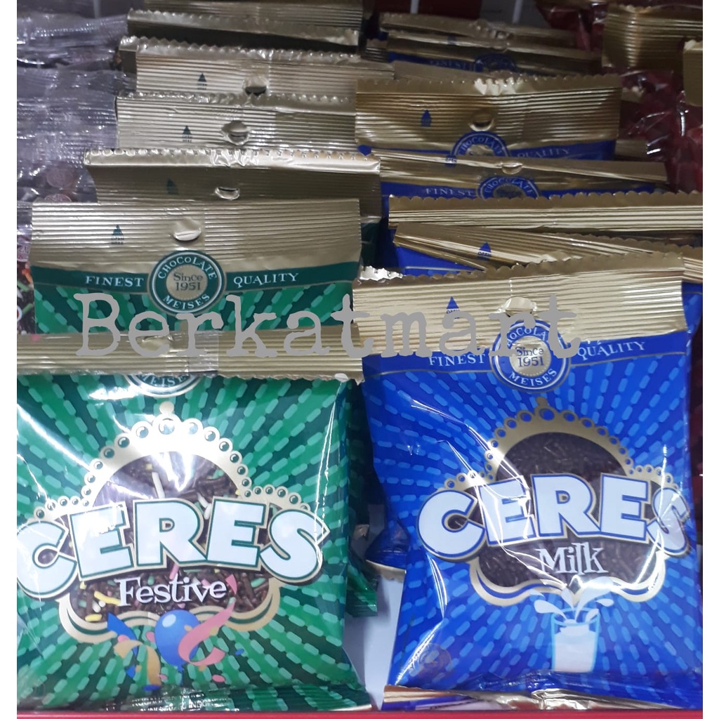 Jual Ceres Meses Meisis warna warni Milk, Festive 80gr | Shopee Indonesia