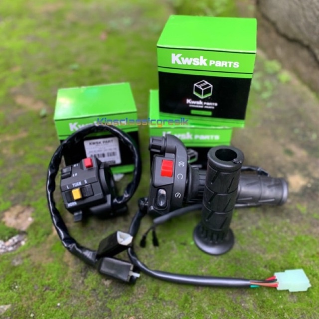 Jual gas saklar kanan ninja ksr set holder kiri ninja rr r import ...