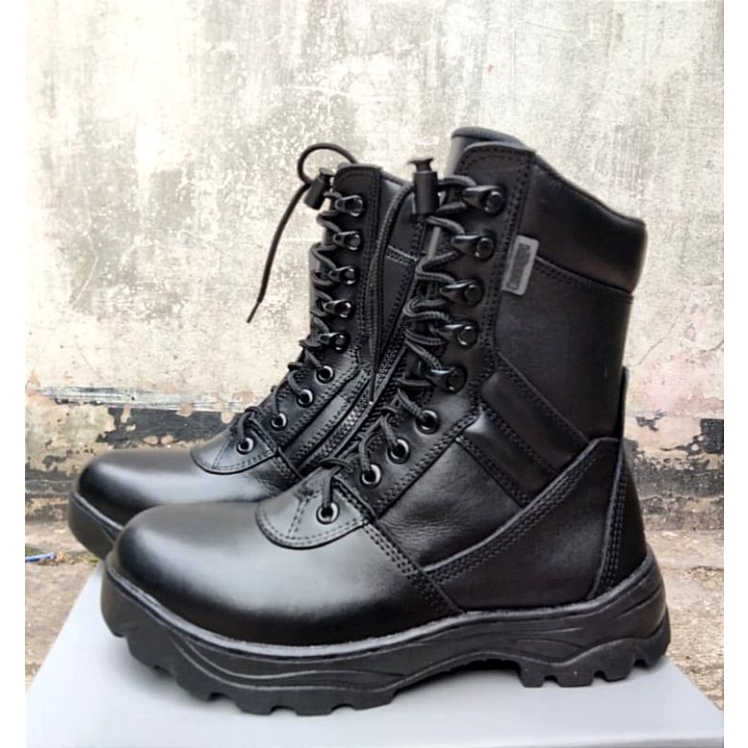 Jual Sepatu PDL jatah TNI AD full kulit sapi asli sepatu pdl TNI POLRI ...