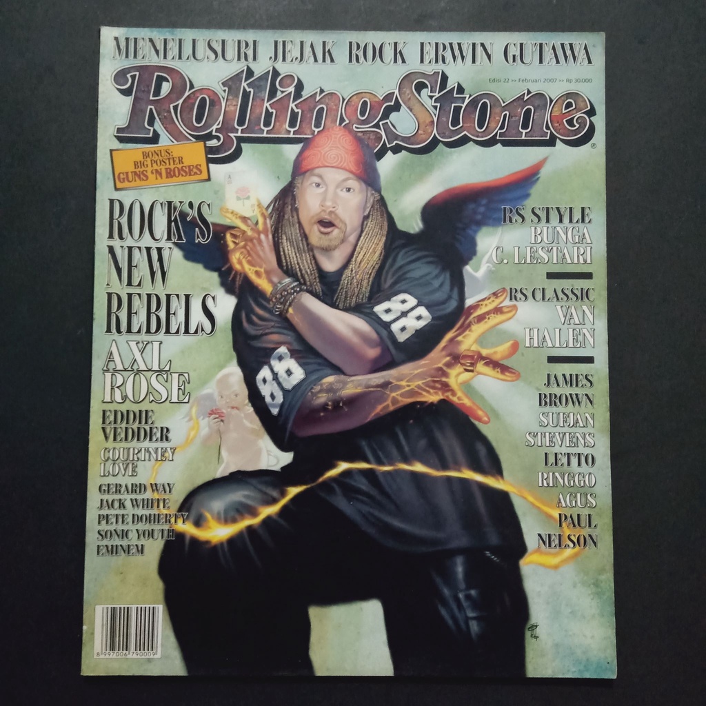 Jual Majalah Rolling Stone Cover Axl Rose | Shopee Indonesia