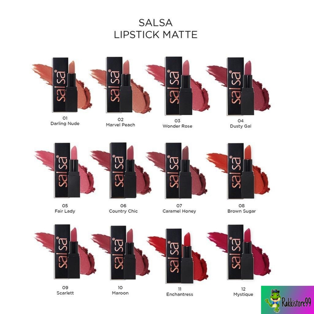 Jual ️Rakkistore99 ️ SALSA Matte Lipstick (100% Original) | Shopee ...