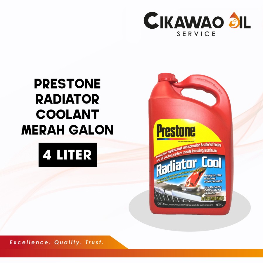 Jual Prestone Radiator Coolant (Merah) Galon Merah 4L | Shopee Indonesia