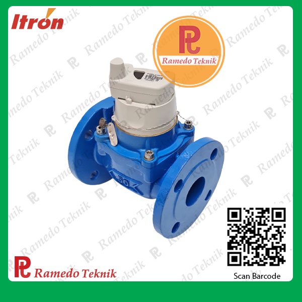 Jual Water Meter Itron Woltex + Cyble RF 2 Inch - Meteran Air DN50MM ...