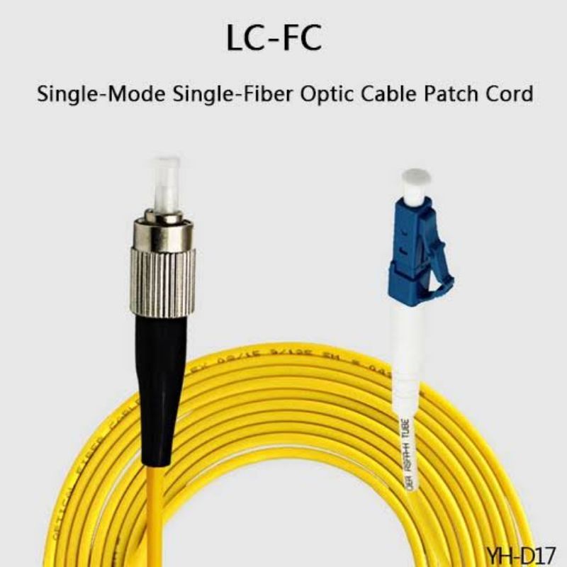 Jual 2m Patchcord FC Upc - LC Upc Patch Cord Fiber Optic FC-LC Patch ...