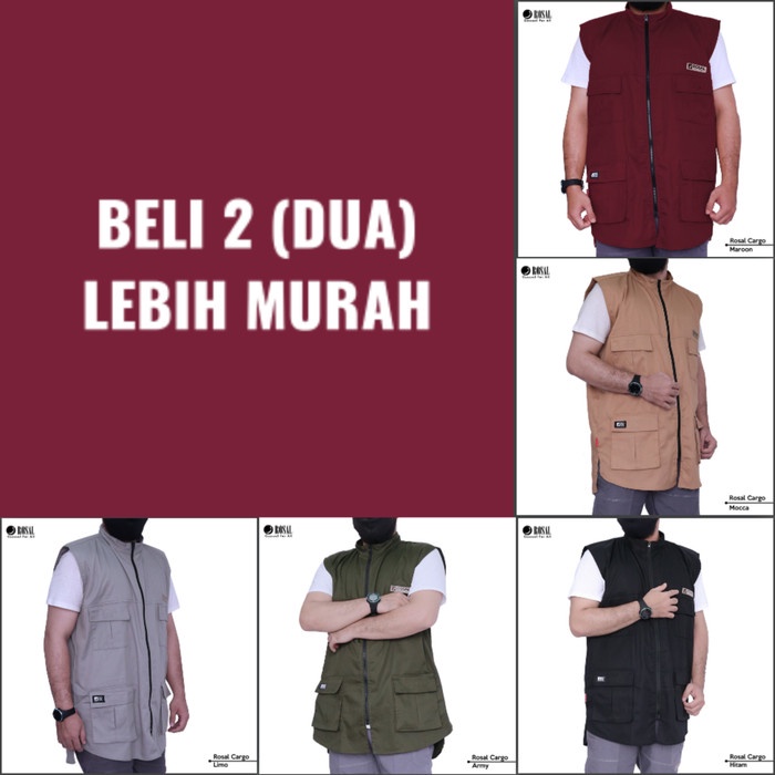 Jual Sholat-Rompi- Baju Muslim Pria Model Rompi Sholat Rosal Cargo ... Jual Sholat-Rompi- Baju Muslim Pria Model Rompi Sholat Rosal Cargo ...