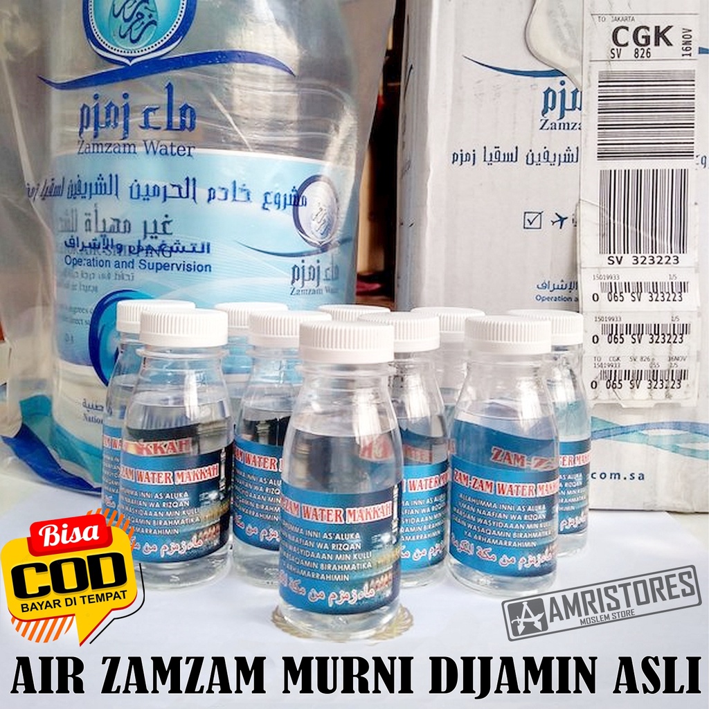 Jual Zamzam Water Air zamzam murni dijamin Asli Makkah Arab Saudi water ...